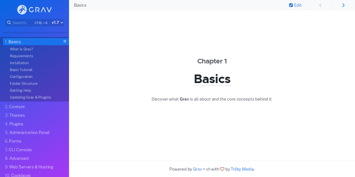 Basics | Grav Documentation