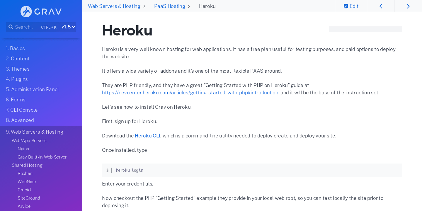 Heroku | Grav Documentation