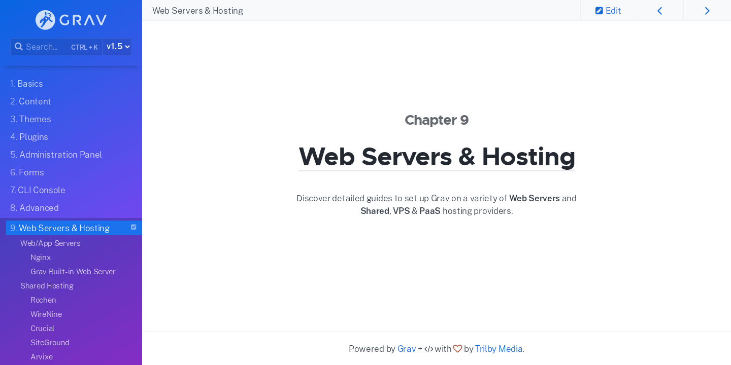 Web Servers & Hosting | Grav Documentation