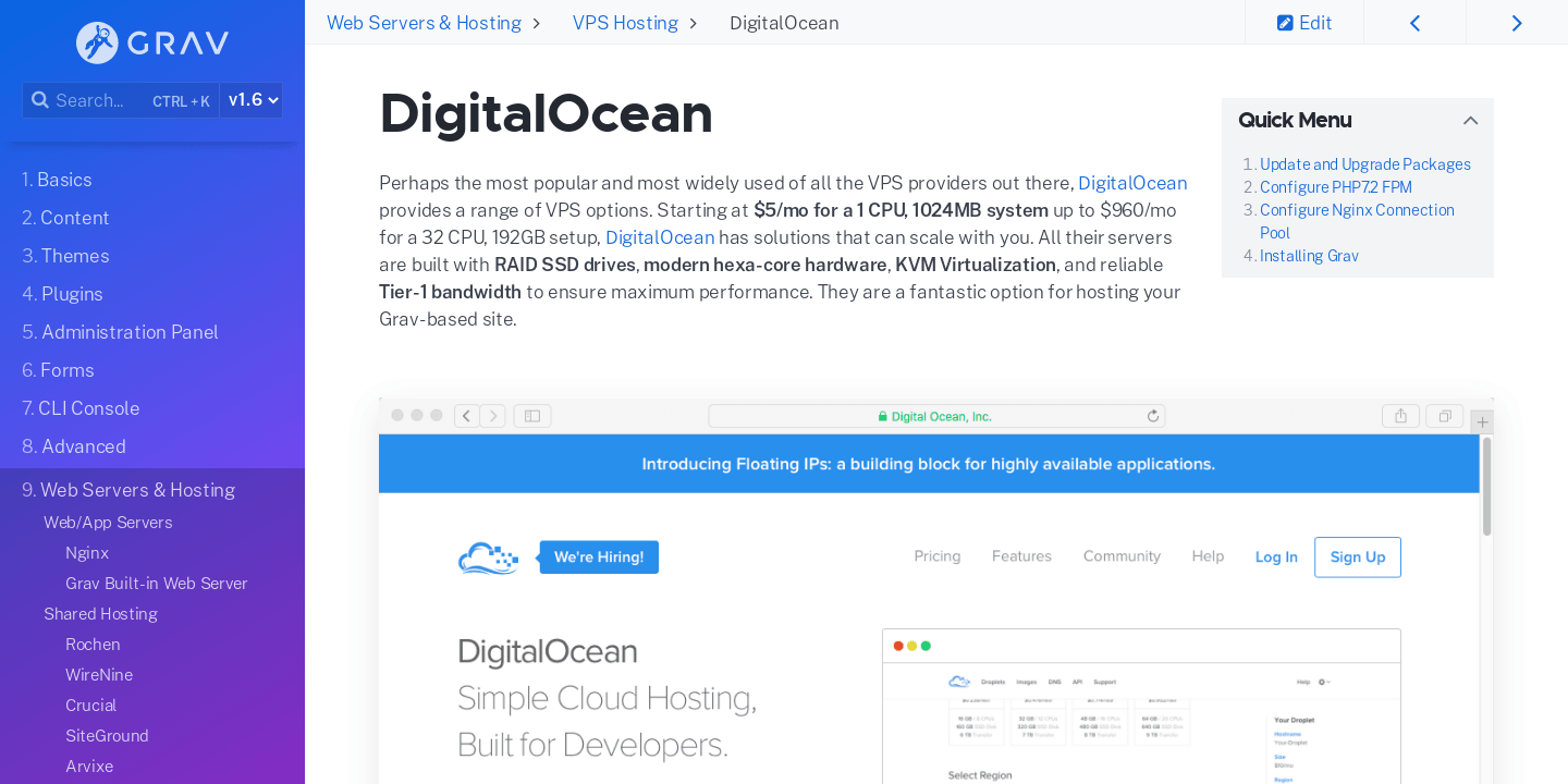 DigitalOcean | Grav Documentation
